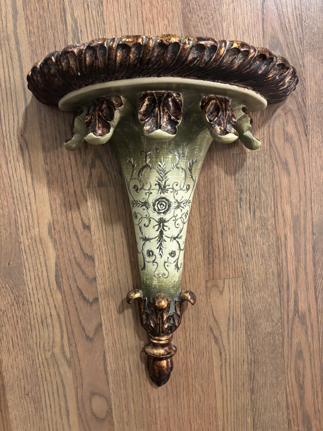 Vintage Rococo Wall Table, French Rococo Style, Keyhole Hangers for ...