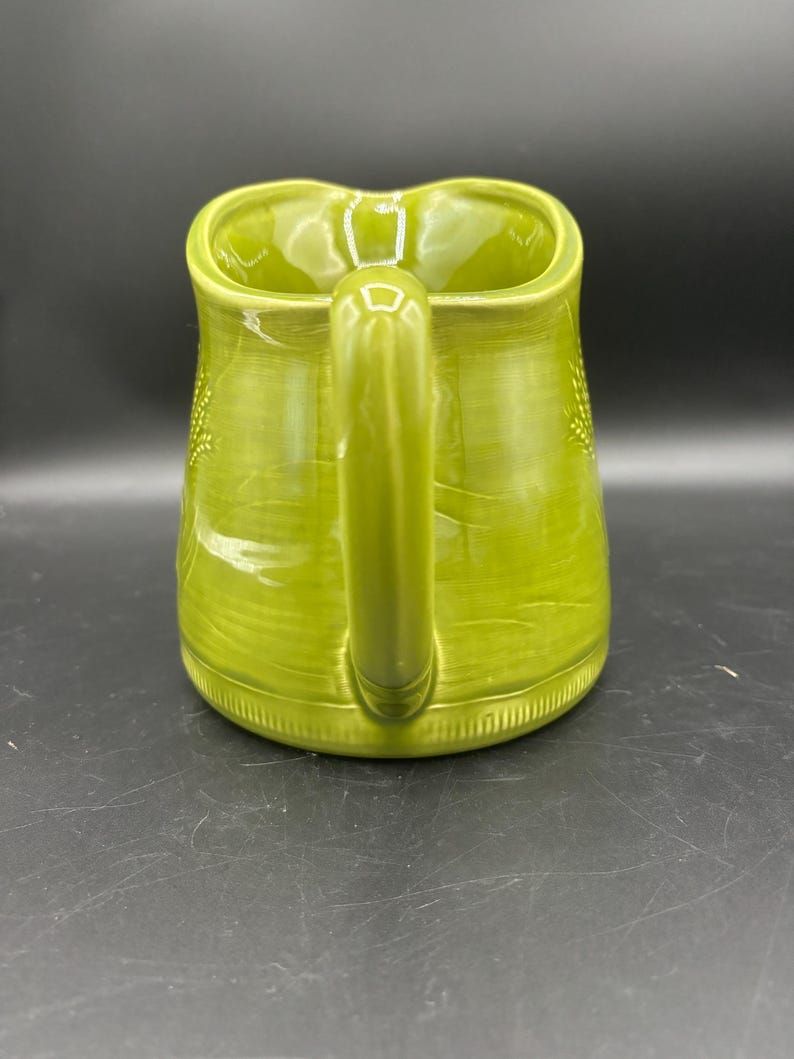 Vintage, Franciscan Wheat Green Pitcher, Fall, Winter Decor - Etsy