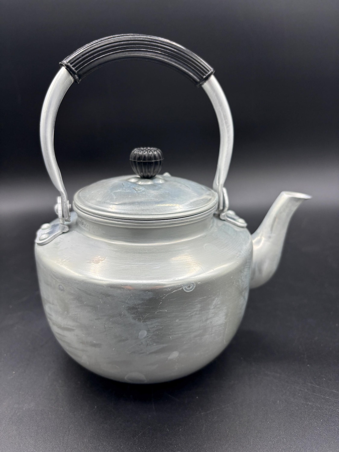 Vintage Aluminum Tea Kettle, Teapot, - Etsy