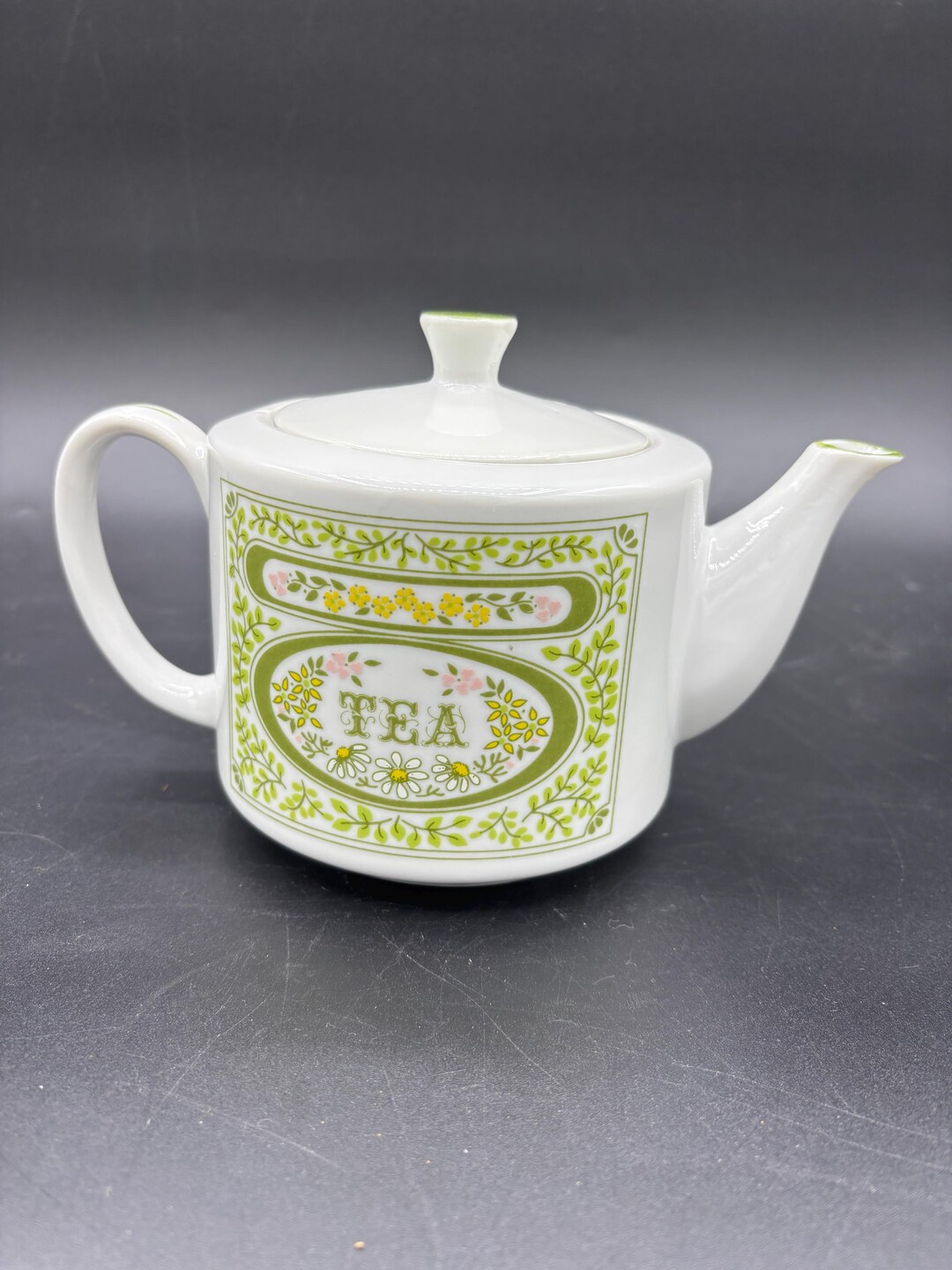 Vintage Lorrie Design Porcelain Yellow Teapot, Excellent Condition ...