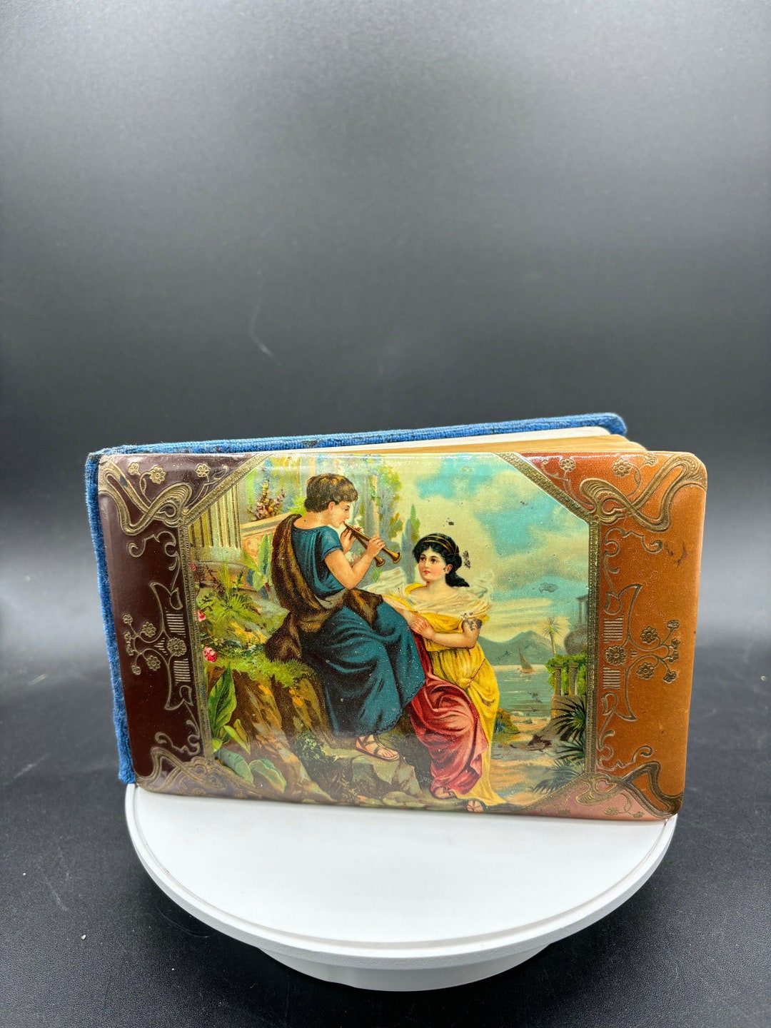 Antique Photo Album, Pastoral Scene, Beautiful Couple, Greece, Greek ...