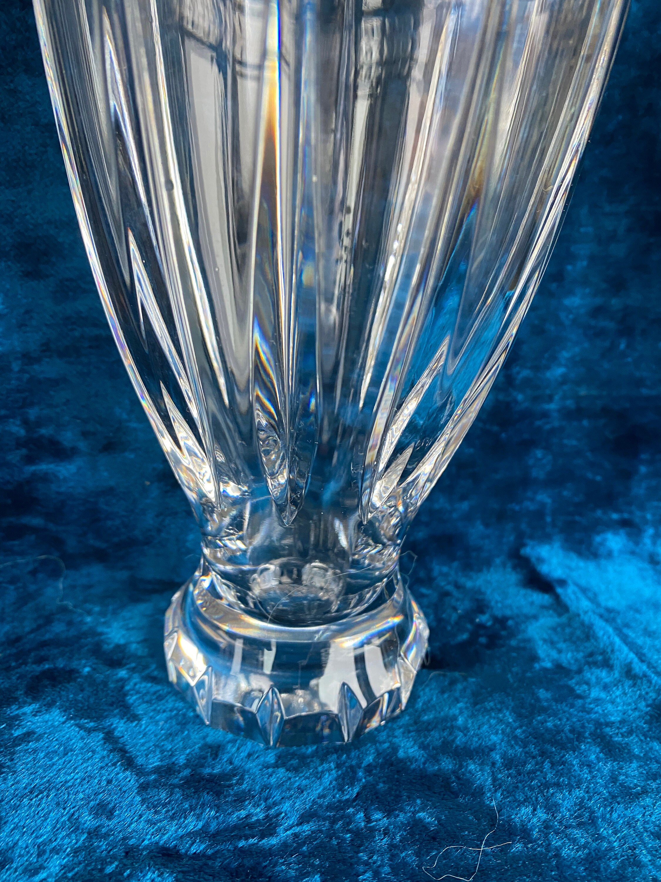Gorham Patrician Crystal Vase - Etsy UK