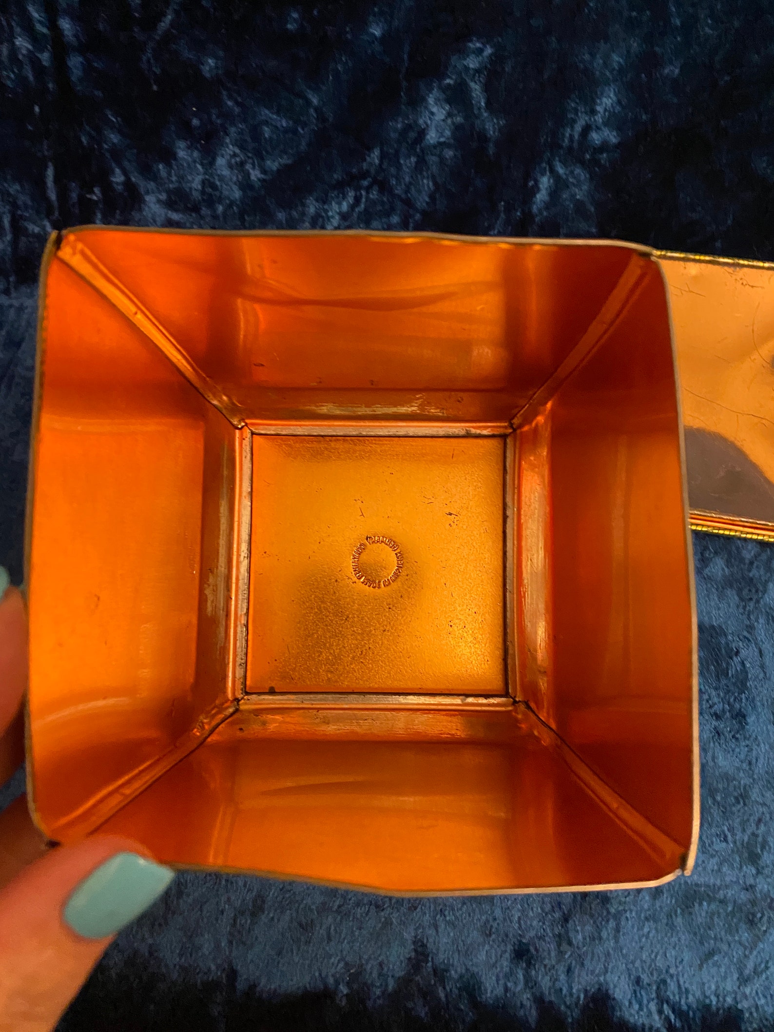 Beautiful Unique Vintage Decorated Candy Tin Container Made | Etsy