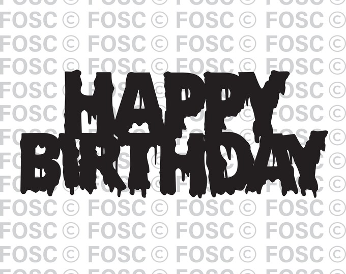 Happy Birthday Halloween Theme, Halloween Happy Birthday SVG, Happy ...