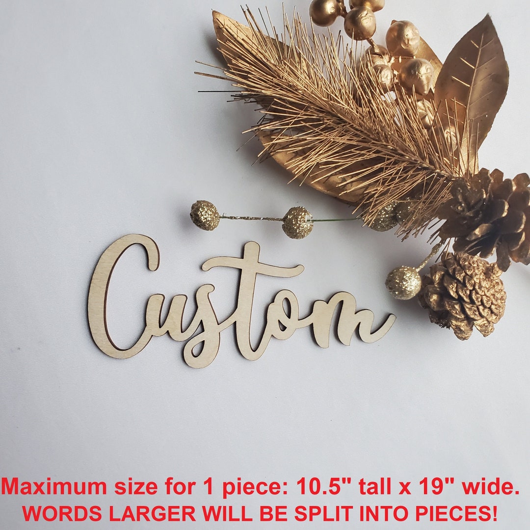 Custom Wood Letter Signs at Alana Mcgovern blog