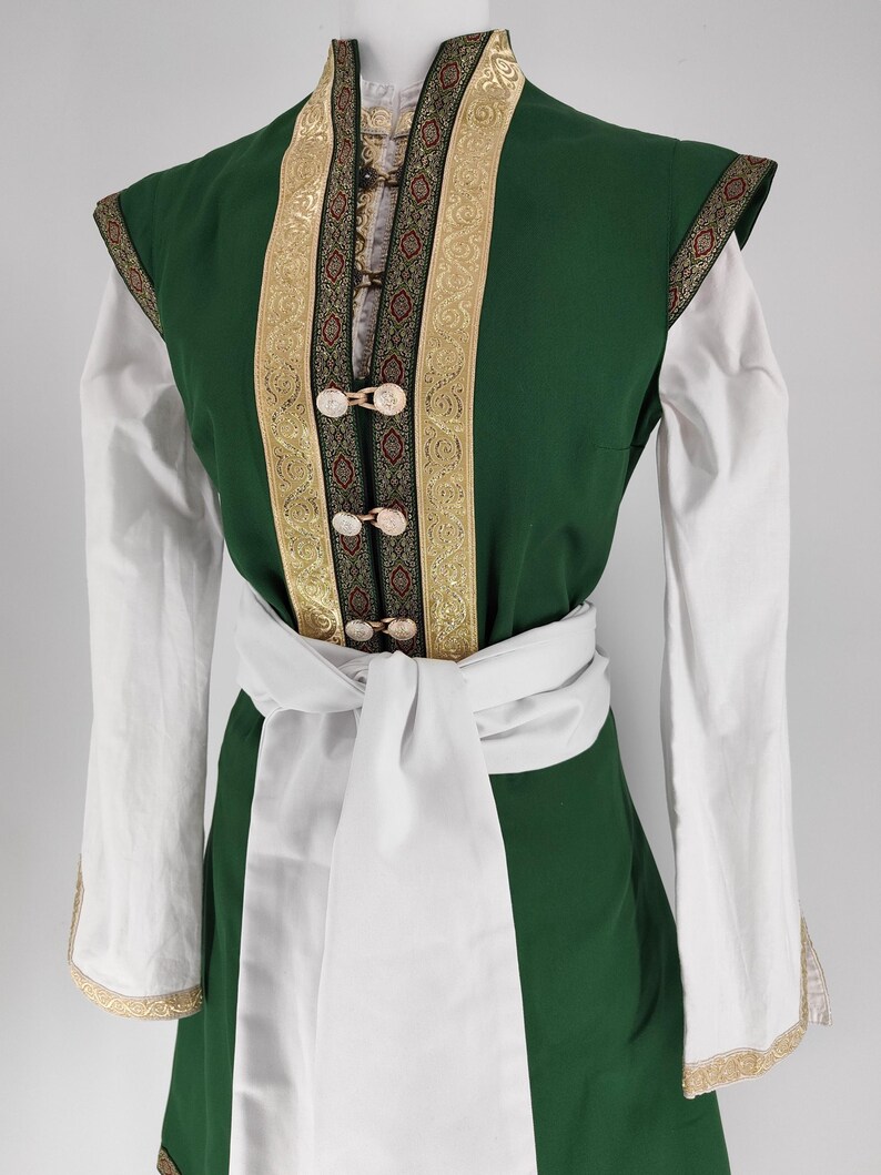 Sleeveless Kaftan for Women, Reenactment, Larp, Fantasy, Archer Garbs ...