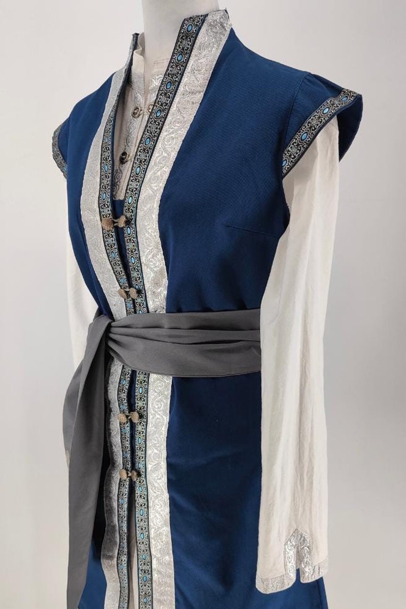 Sleeveless Kaftan for Women, Reenactment, Larp, Fantasy, Archer Garbs ...