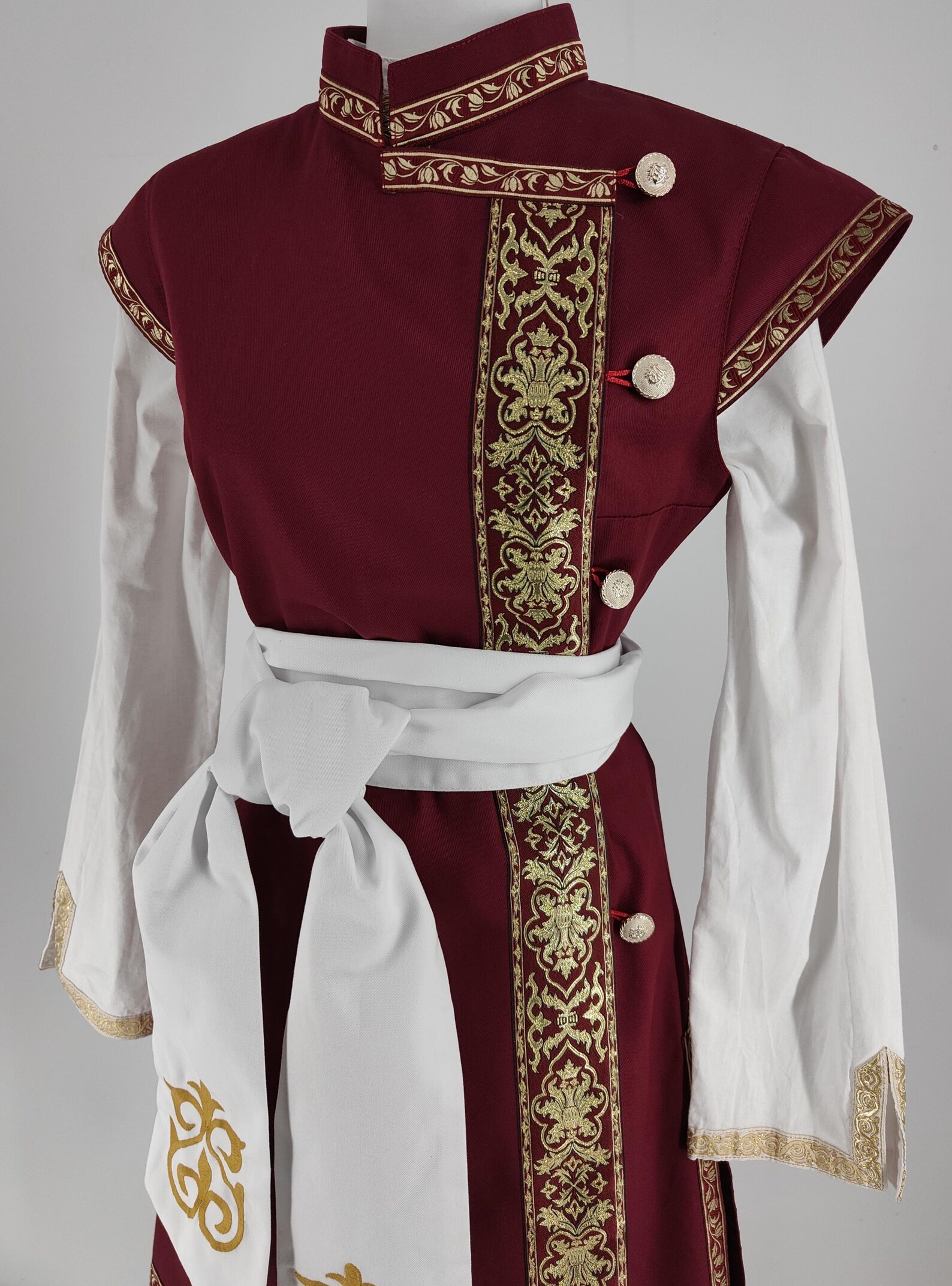 Royal Mongol Style Kaftan for Women - Reenactment, Larp, Fantasy ...