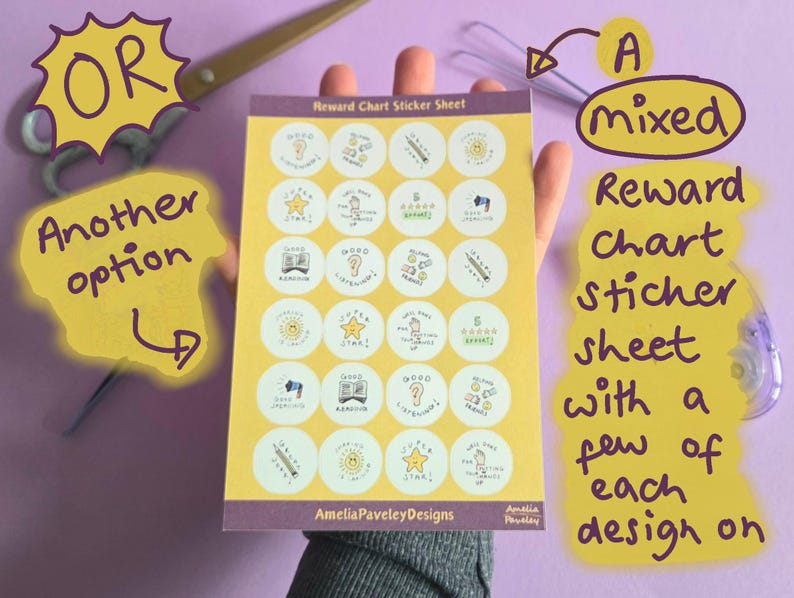 Good Listening Reward Stickers | Classroom Reward Chart Stickers ...