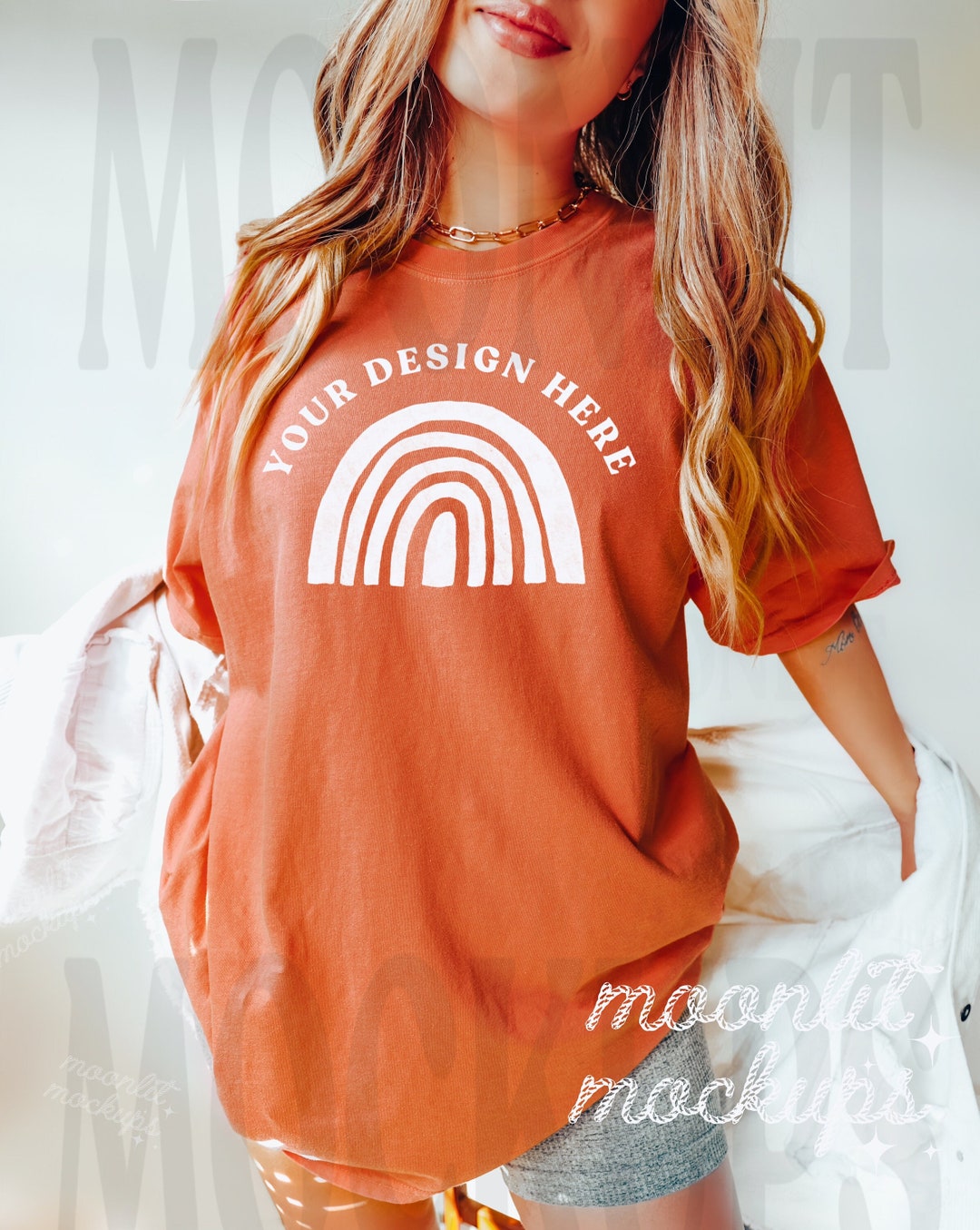 Comfort Colors C1717 Yam Shirt Mockup Yam Mockup Yam Shirt Comfort ...