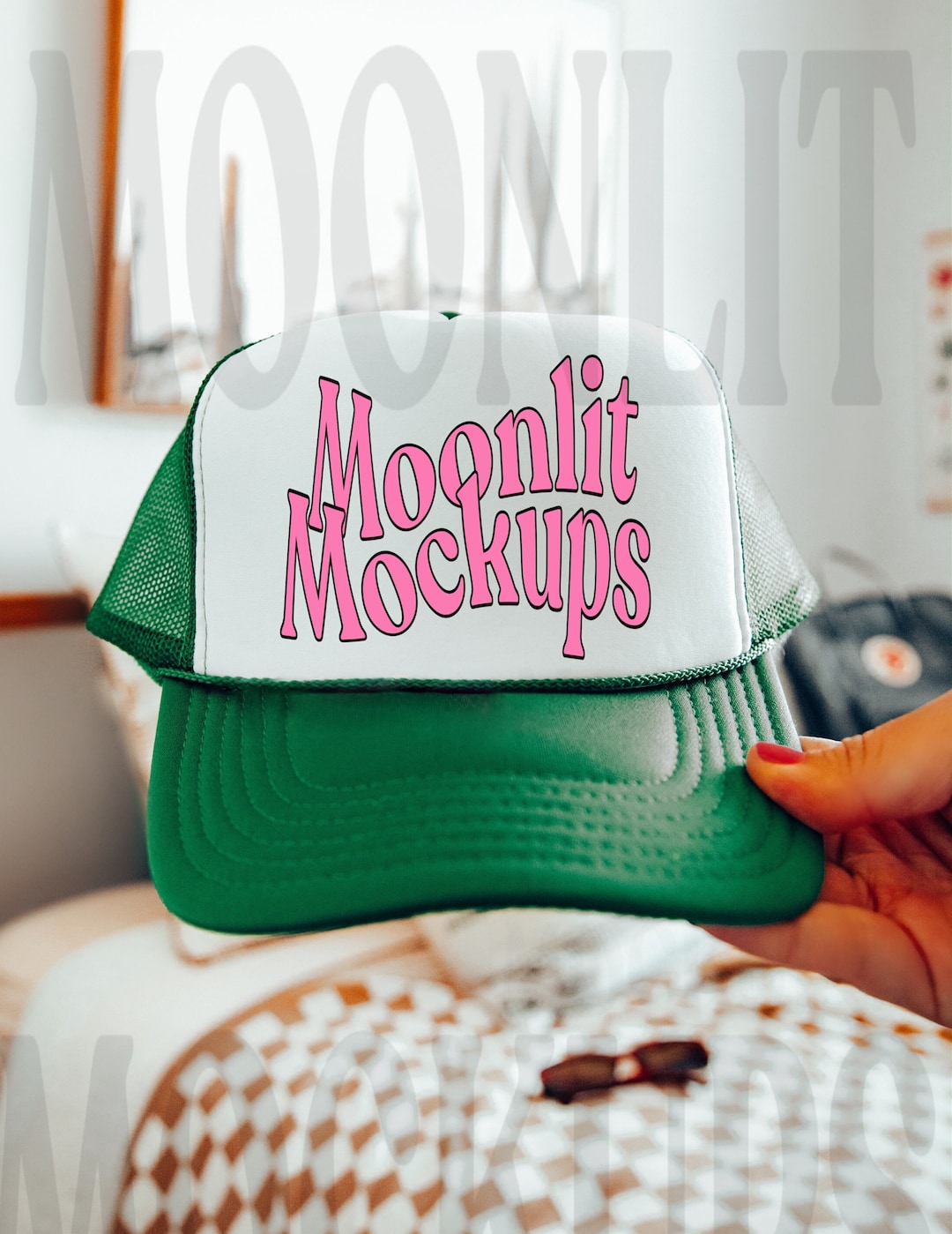 OTTO Cap Mockup Trucker Baseball Caps Mockup OTTO Cap 39-169 Mockup ...