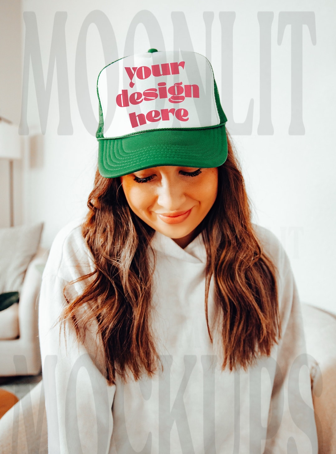 OTTO Cap Mockup - Trucker Baseball Caps Mockup - OTTO Cap 39-169 Mockup ...