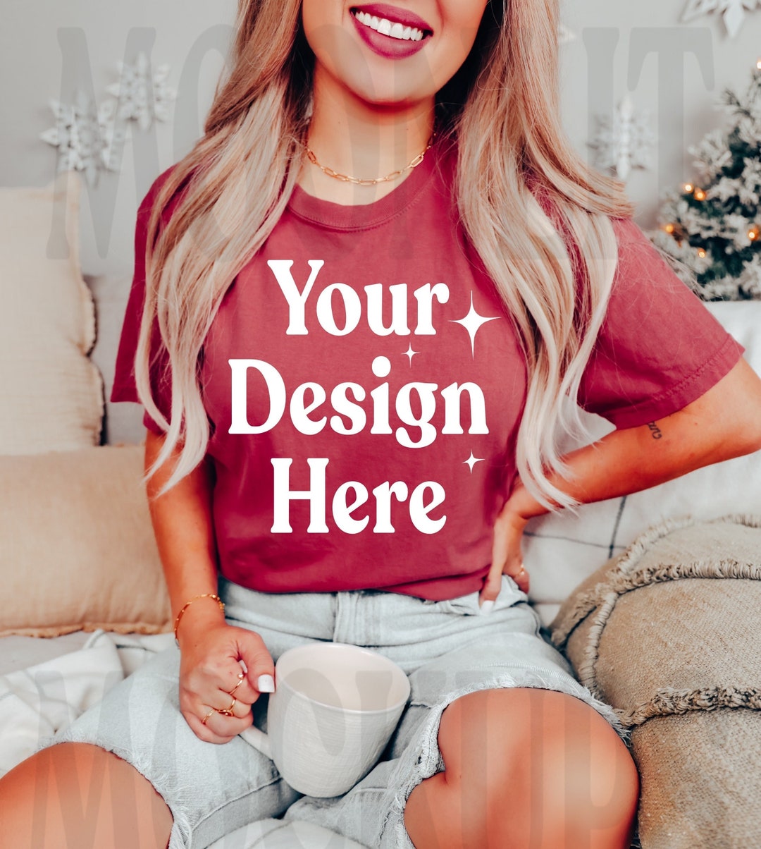 Comfort Colors C1717 Brick Shirt Model Mockup Brick Shirt - Etsy