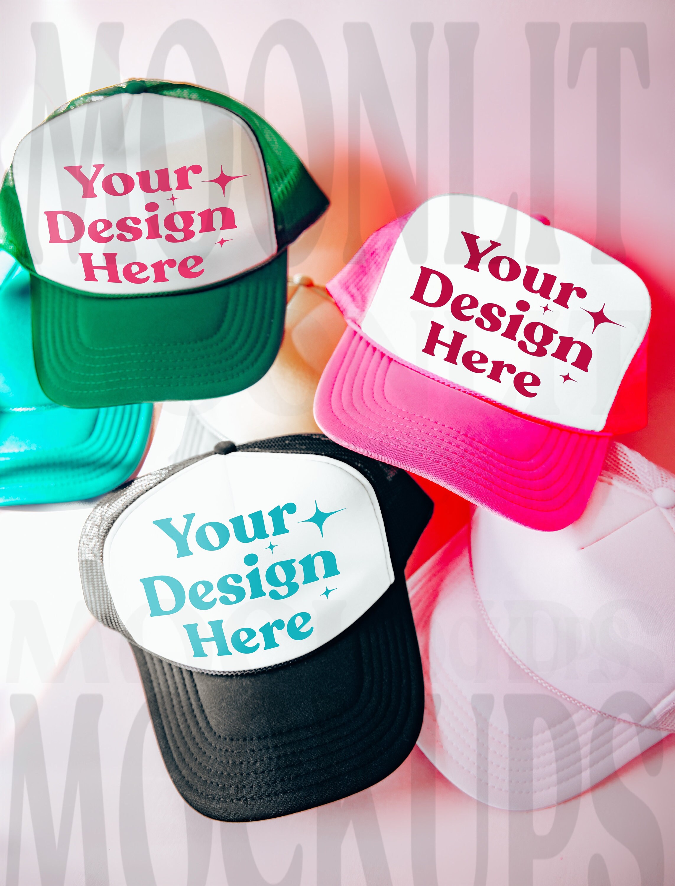 OTTO Trucker Cap Mockup – Printify Mockup (digital File) - Etsy
