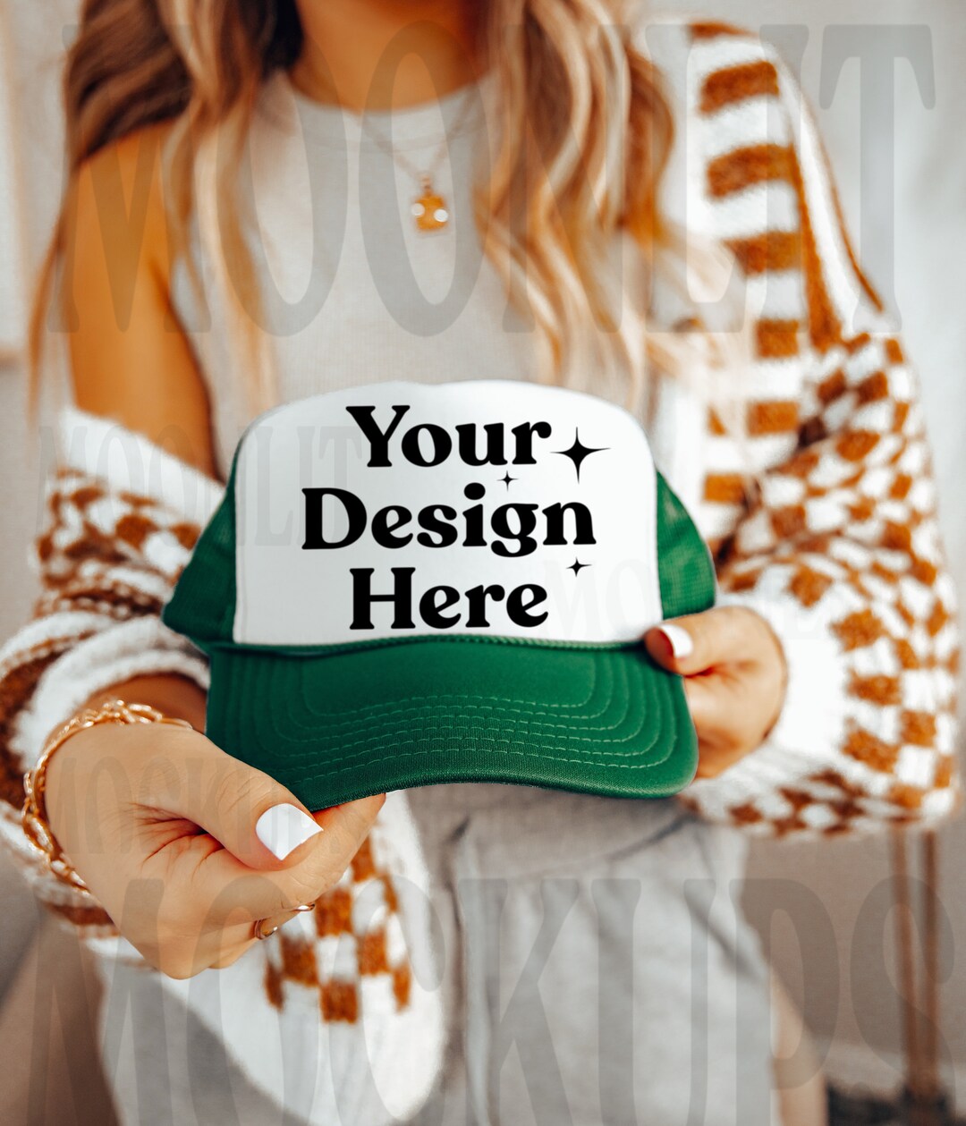 OTTO Trucker Cap Mockup Trucker Hat Mockup OTTO Cap 39-169 Mockup ...