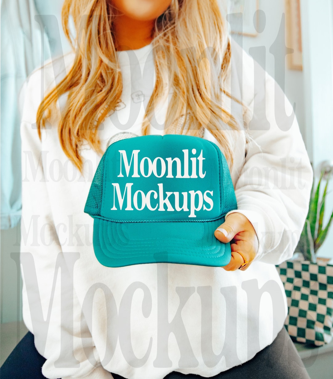 OTTO Cap Mockup - Jade Trucker Baseball Caps Mockup - OTTO Cap 39-169 ...