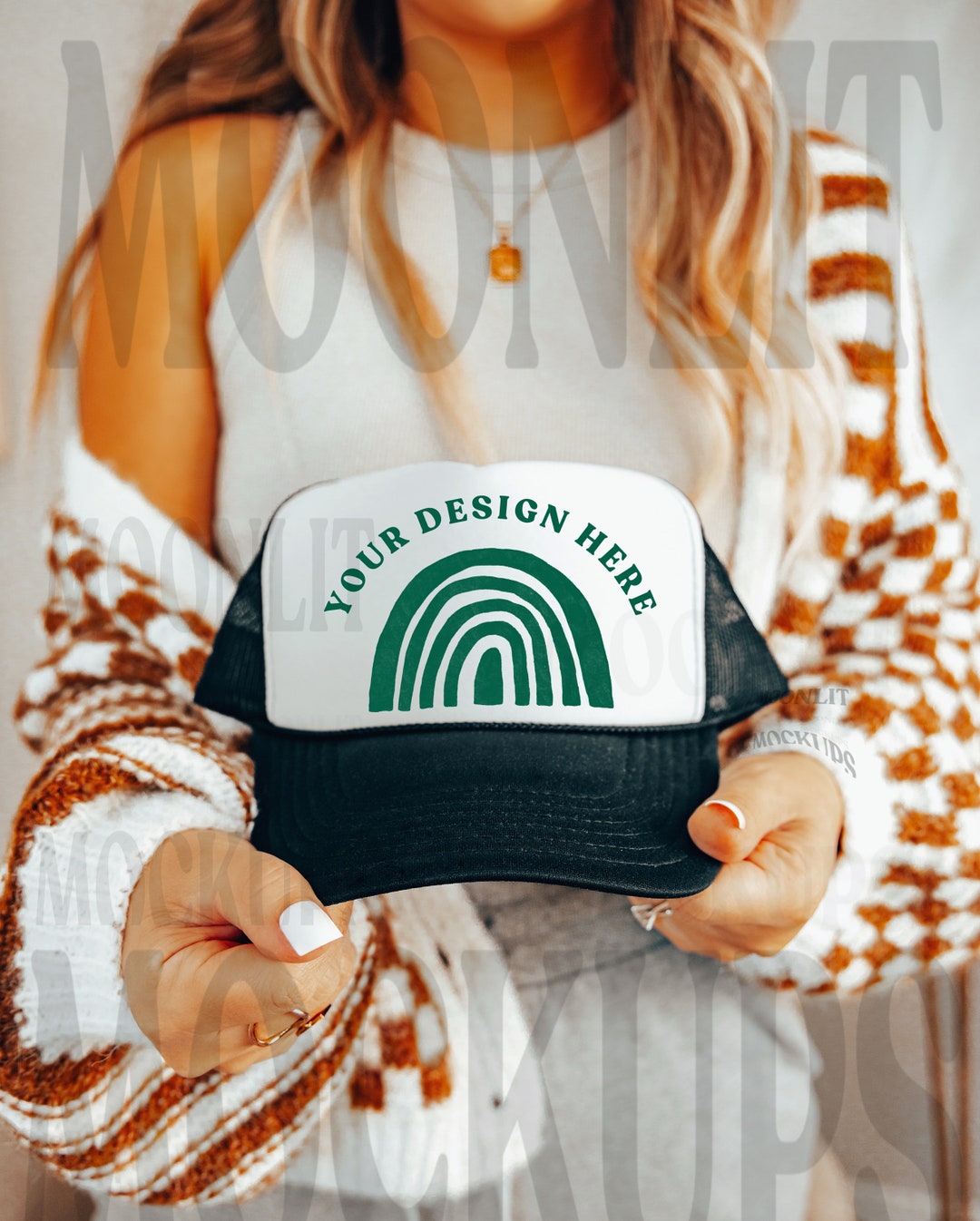 OTTO Trucker Cap Mockup - Trucker Baseball Caps Mockup - OTTO Cap 39 ...