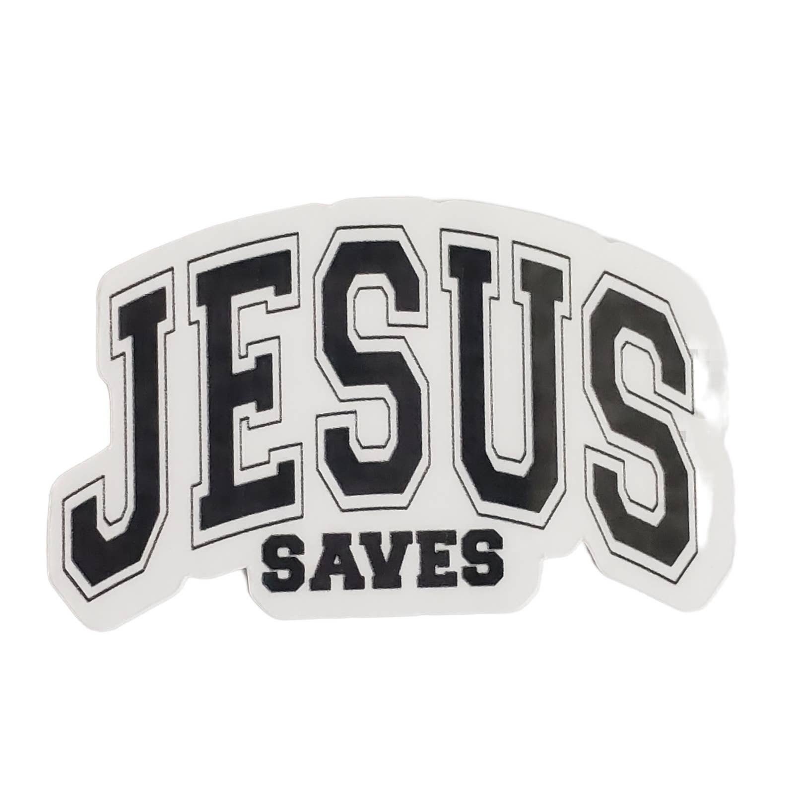 Jesus Saves Waterproof Sticker Jesus & Coffee Vinyl Sticker Journal ...