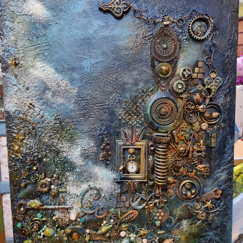 Mixed Media Painting - Etsy
