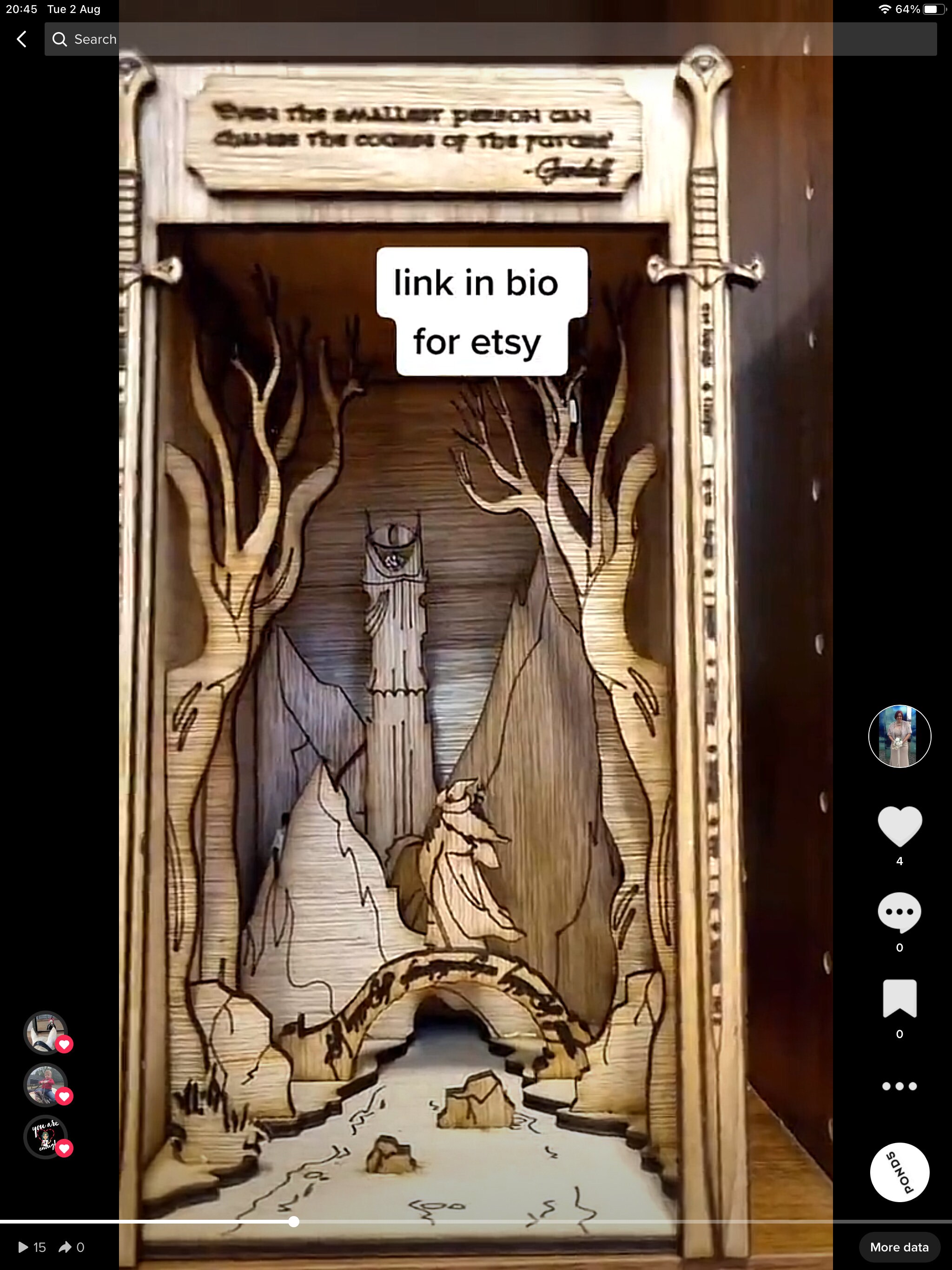 Lord of the Rings Nook Book - Etsy