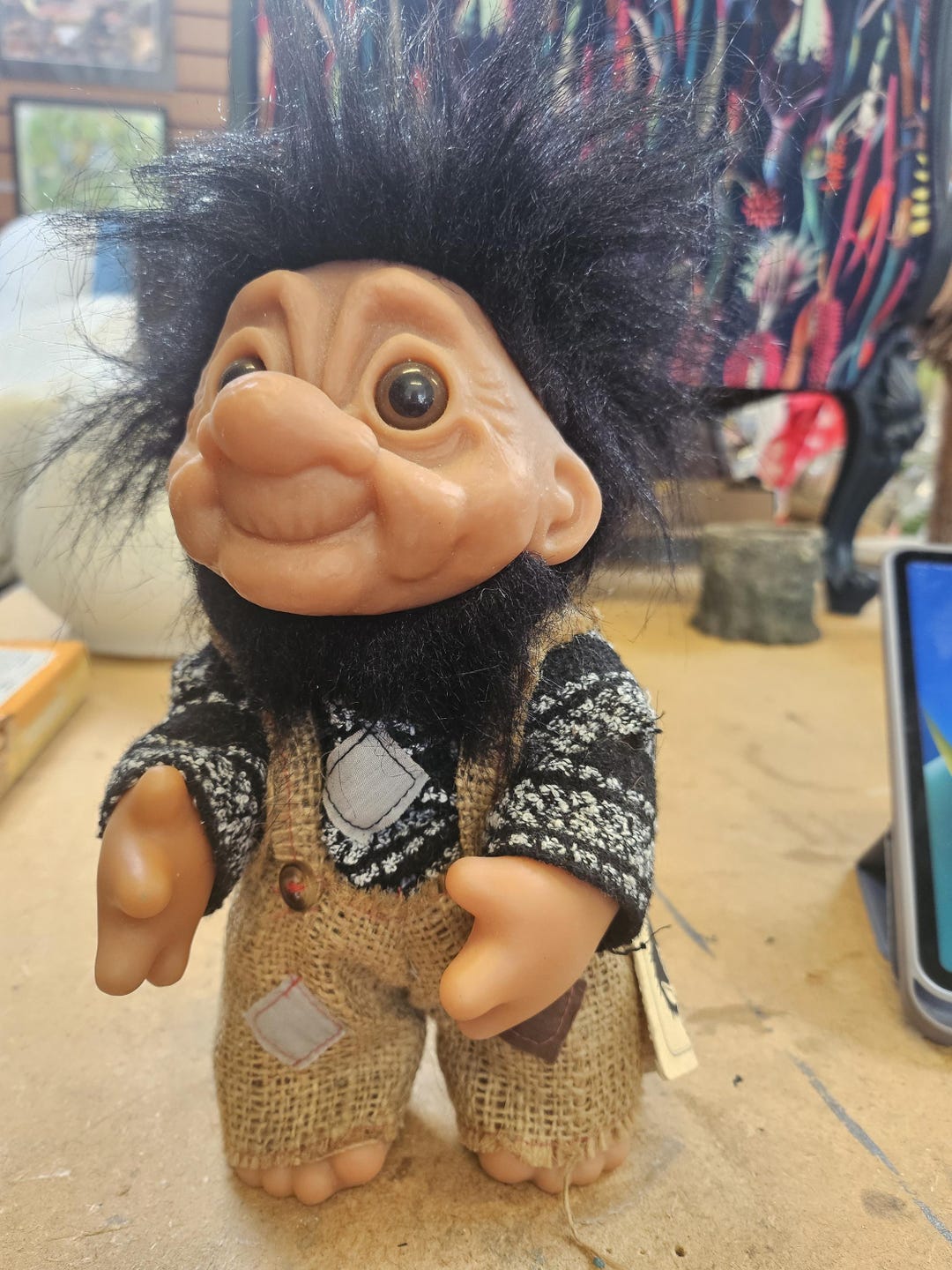 Vintage Big Eye Dam Troll Doll With Tag - Etsy