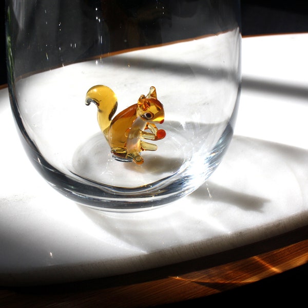 Glass Squirrel - Etsy