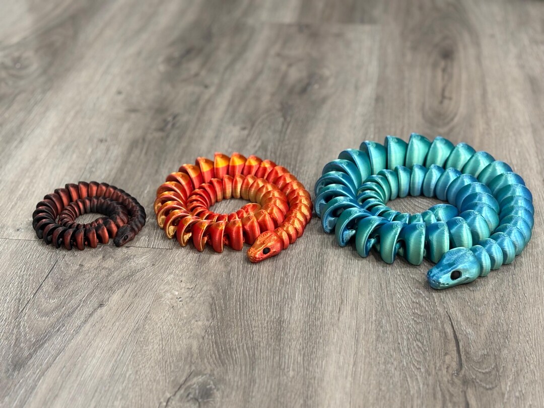 3D Printed Snake | Chinese New Year Snake | Modern Snake Print | Snake ...