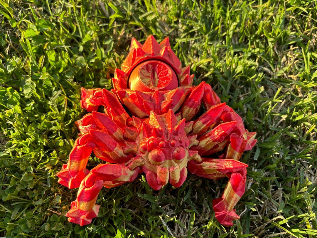 3D Printed Spider | 3D Printed Articulated Spider | 3D Printed Arachnid ...