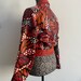 Monarch Butterfly Hand Painted Reworked Vintage Leather Jacket - Etsy