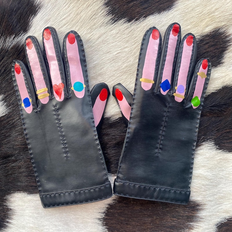 Vintage Style Hand Ring - Etsy