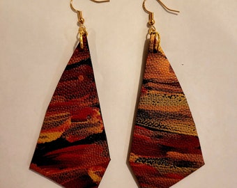 Rusty Earrings | Etsy