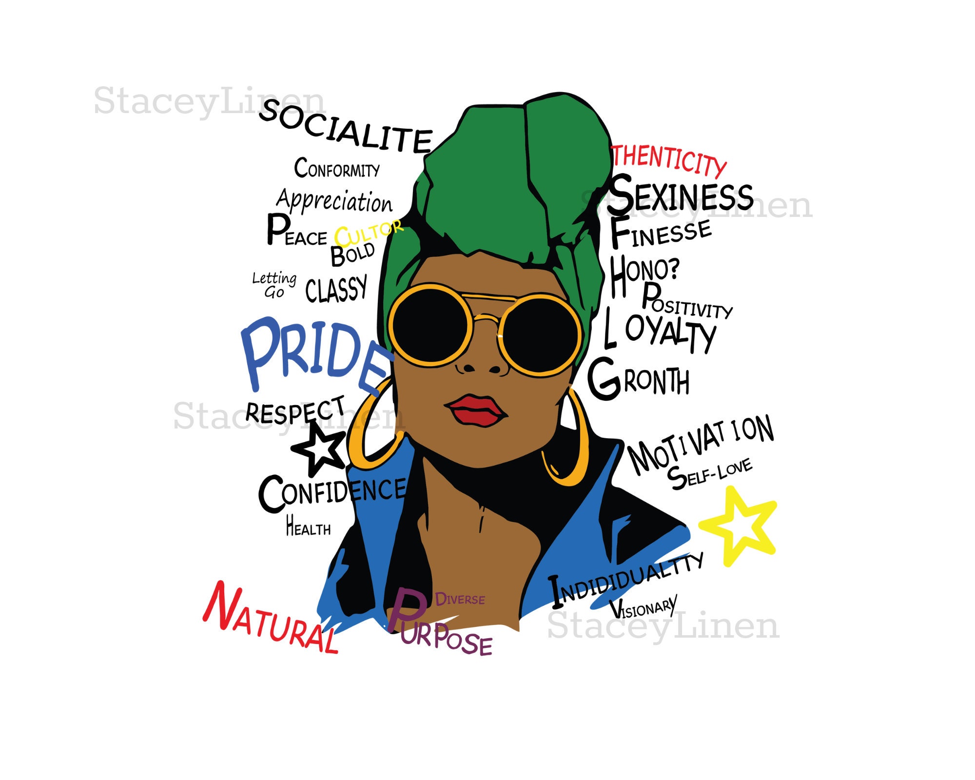 Black Woman Afro African American Women Svg Black Girl Svg - Etsy