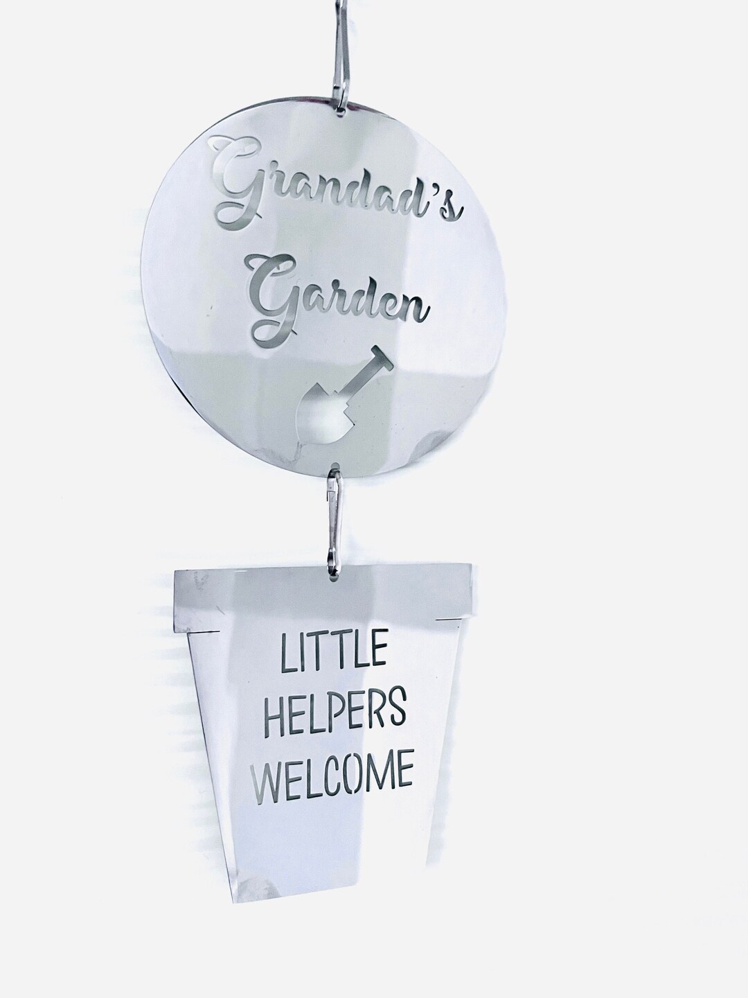 Grandad's Garden Little Helpers Welcome Garden Wind Spinner Sun Light ...