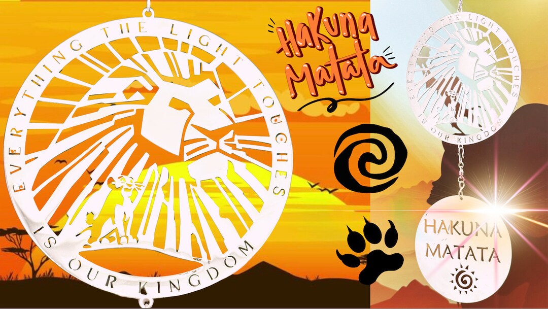Lion King / Mufasa Everything the Light Touches Simba Sun Catcher Wind ...
