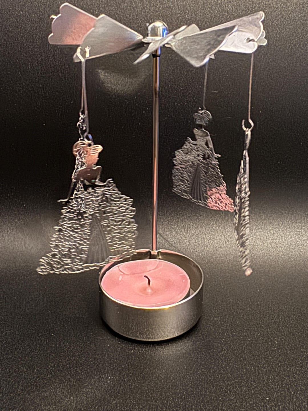 Cinderella - Tea Light Candle Spinner Stainless Steel - Etsy