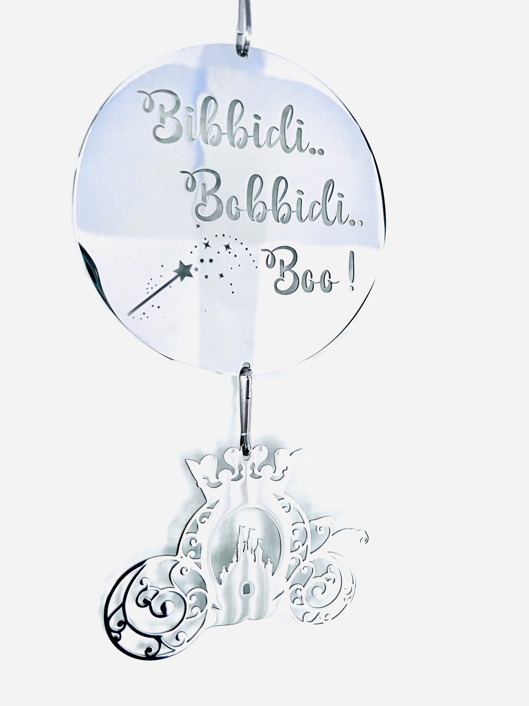 Bibbidi Bobbidi Boo Cinderella Castle Carriage Garden Wind Spinner Sun ...