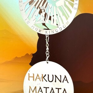 Lion King / Mufasa Everything the Light Touches Simba Sun Catcher Wind ...
