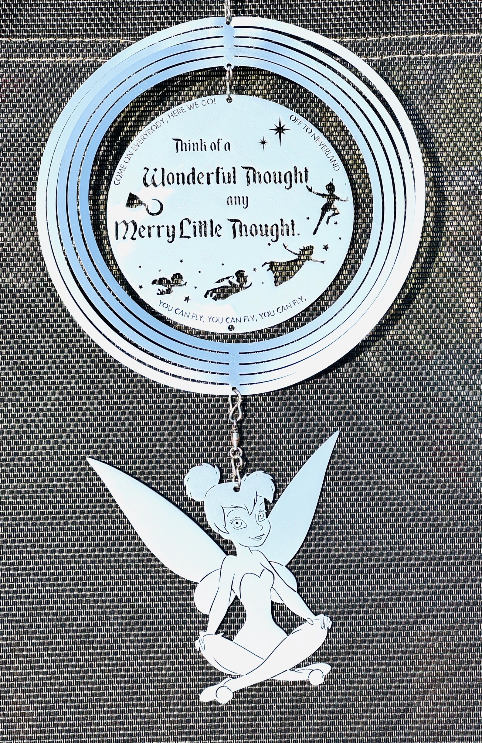 Peter Wendy and Lost Boys and Pixie Garden Wind Spinner 29cm ...