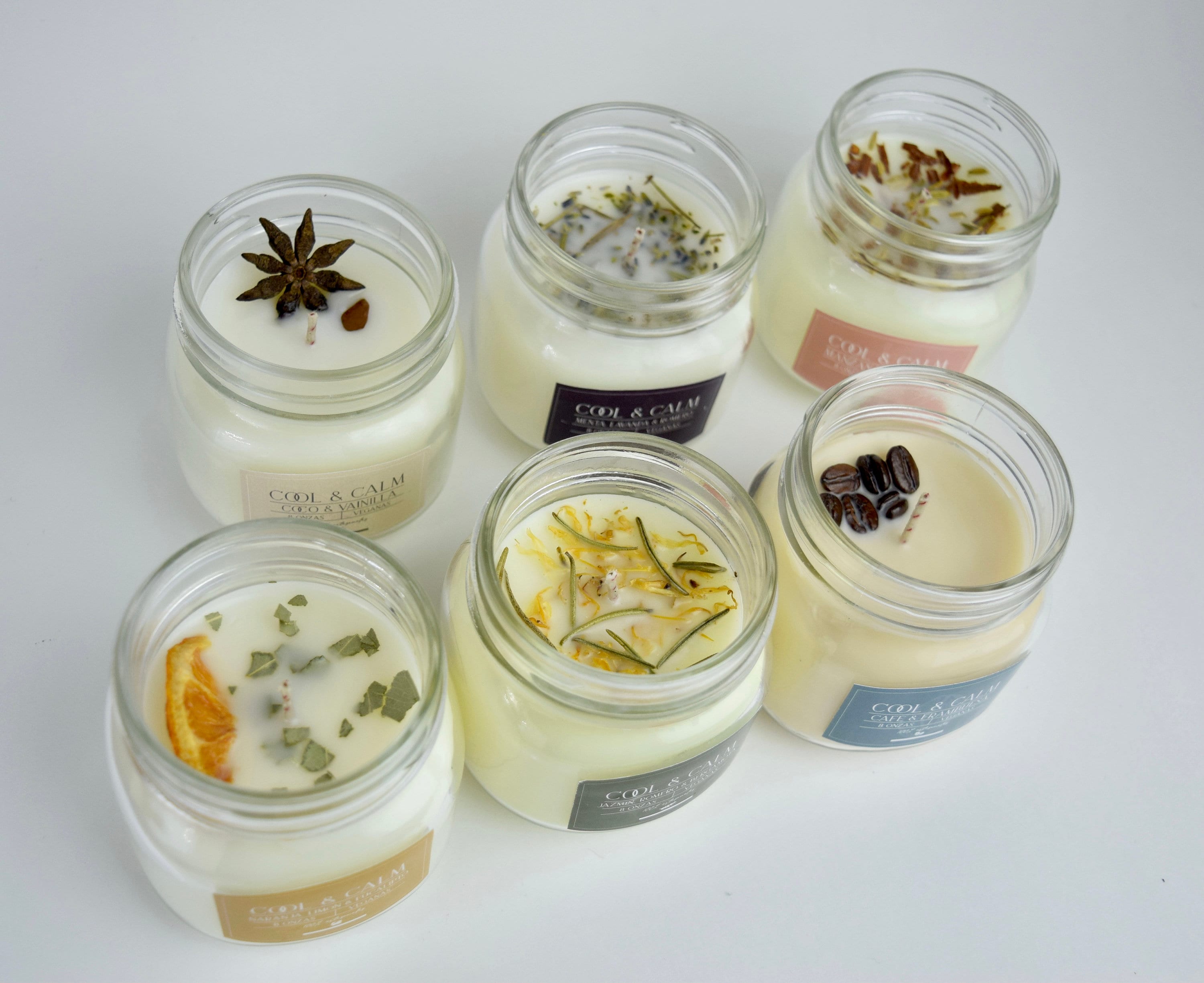 Velas De Soya 100% Ecológicas Y Naturales Libres De Humo - Etsy