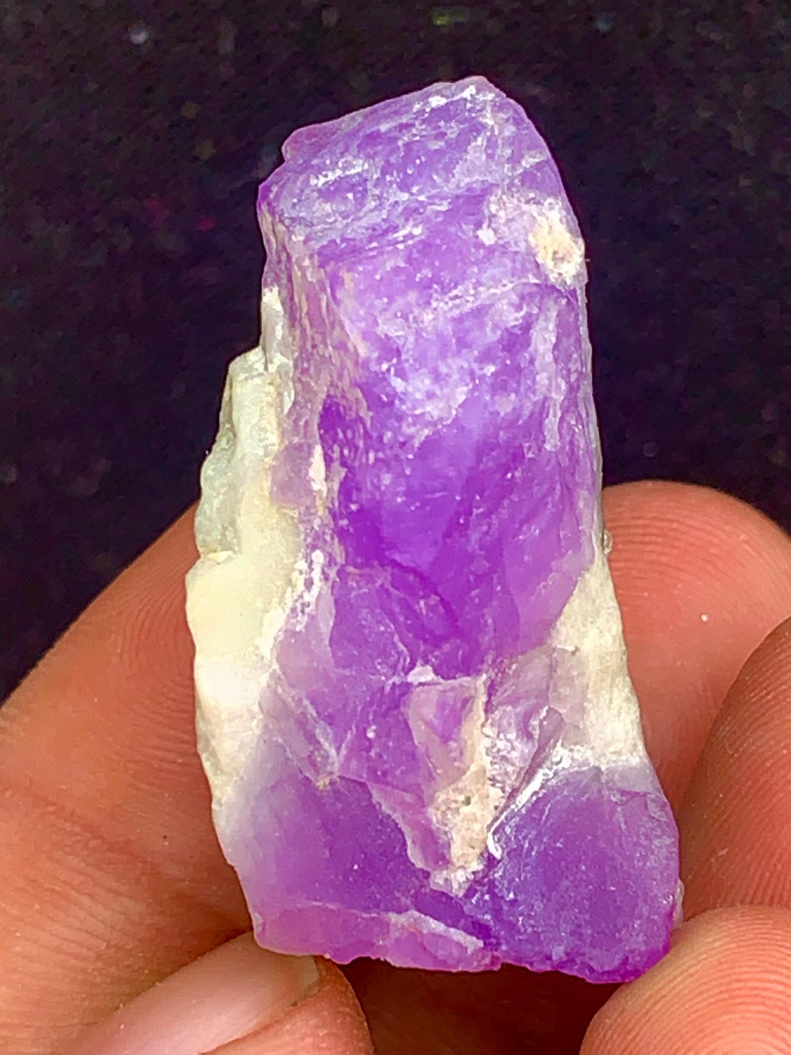 103 C.t Purple Apatite Gemmy Facet Quality Huge Crystal-specimen-rocks ...