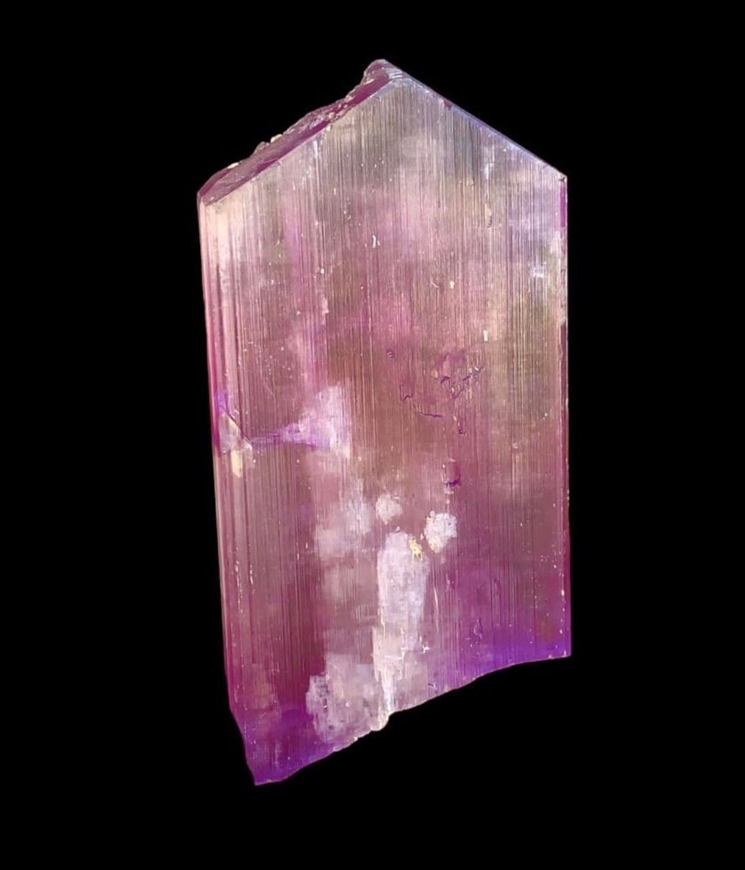 Natural Kunzite V Shape Crystal Specimen-knzite Gemstone-spodumene ...
