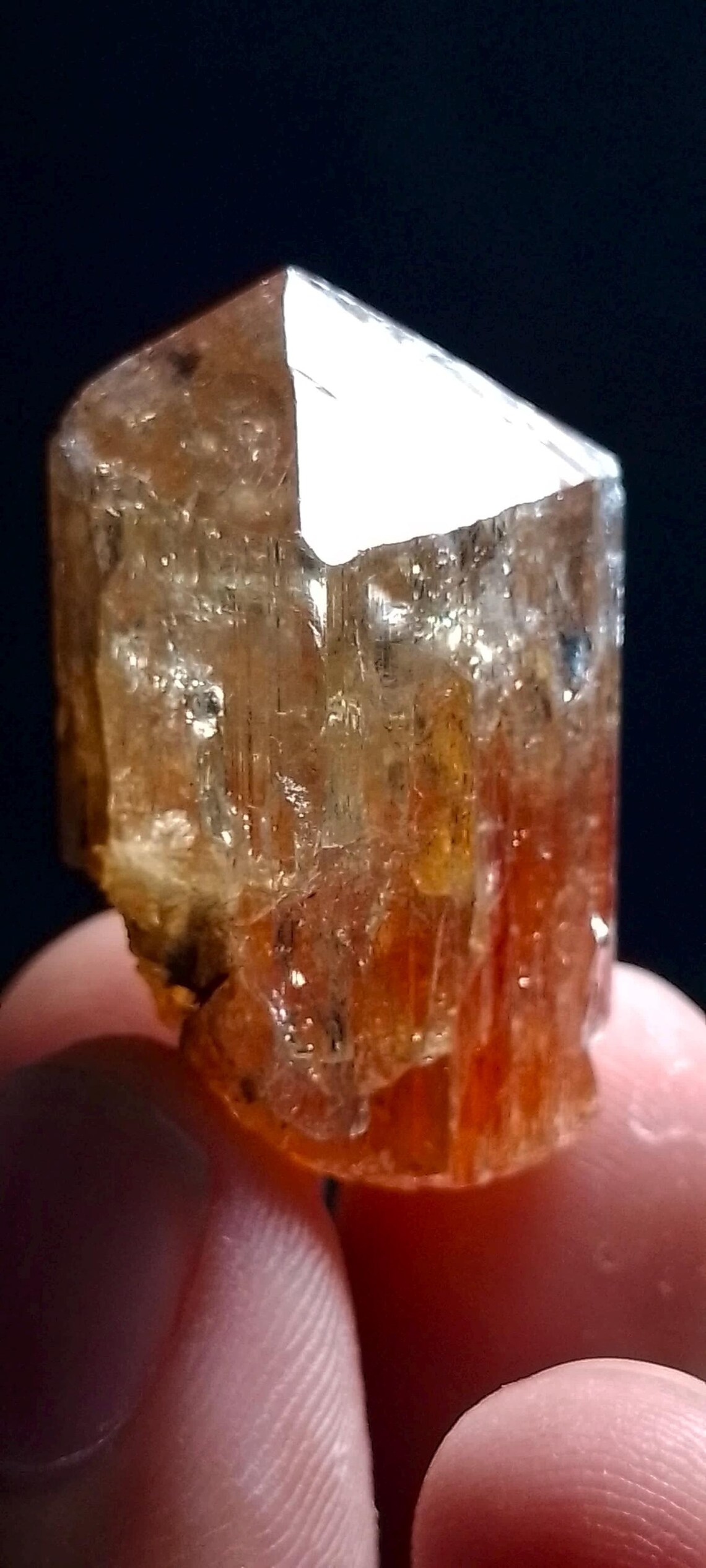 81 C.t Gemmy Clean Natural Orange Imperial Top Quality Topaz Crystal ...
