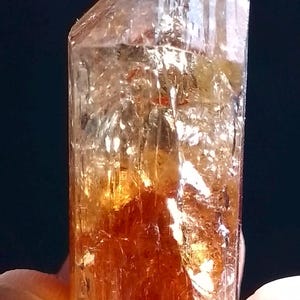 81 C.t Gemmy Clean Natural Orange Imperial Top Quality Topaz Crystal ...