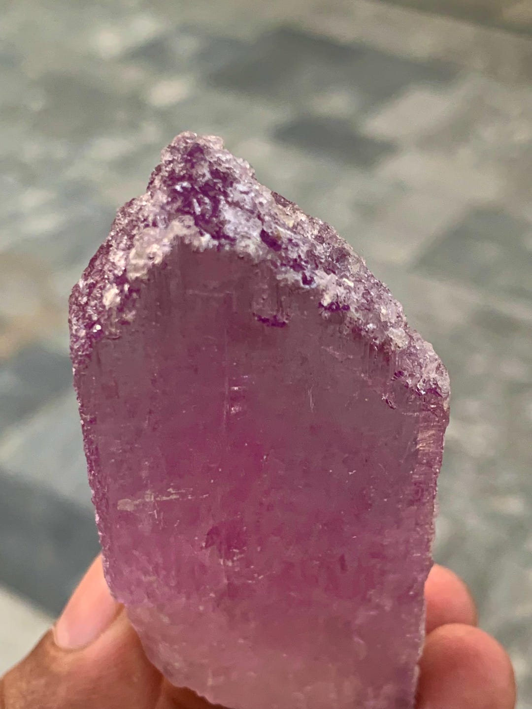646 C.t Natural Kunzite V Shape Crystal-specimen-gemstone-spodumene ...