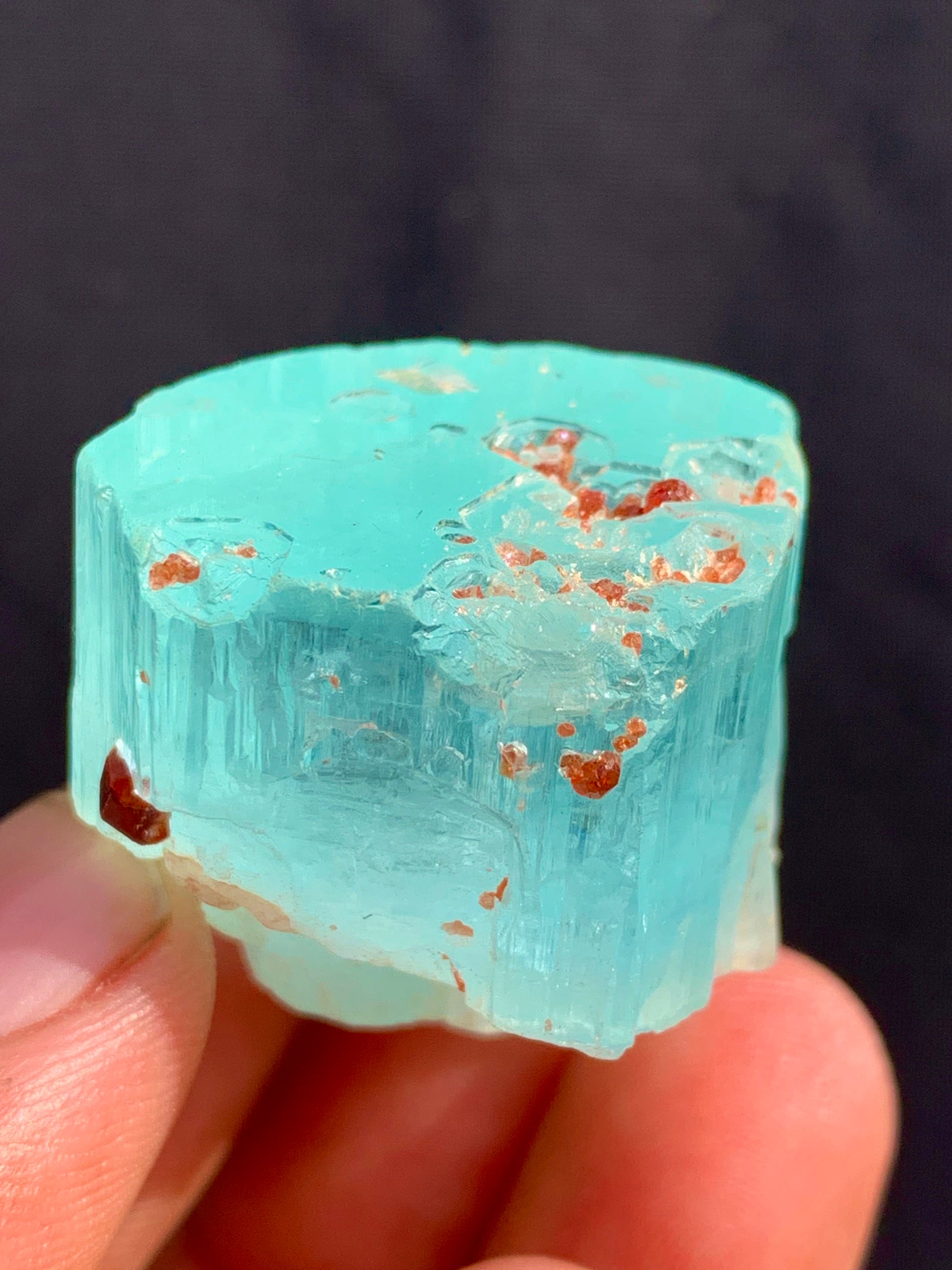 149.0 C.t Natural Beautiful Complete Red Garnet Cluster Bunch on Gemmy ...