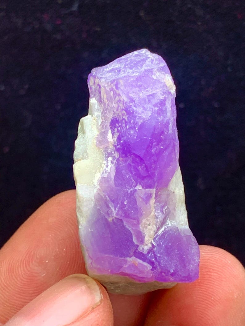 103 C.t Purple Apatite Gemmy Facet Quality Huge Crystal-specimen-rocks ...