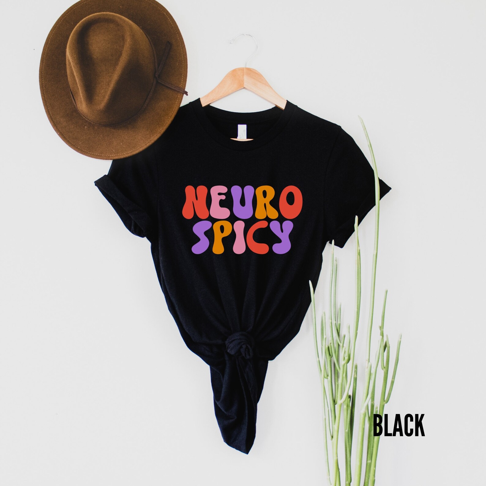 Neurodiversity Shirt Neuro Spicy Tee Neurodivergent T-shirt ADHD Tshirt ...