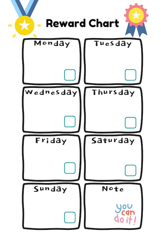 Reward Chart Classroom Poster Classroom Resource Digital - Etsy