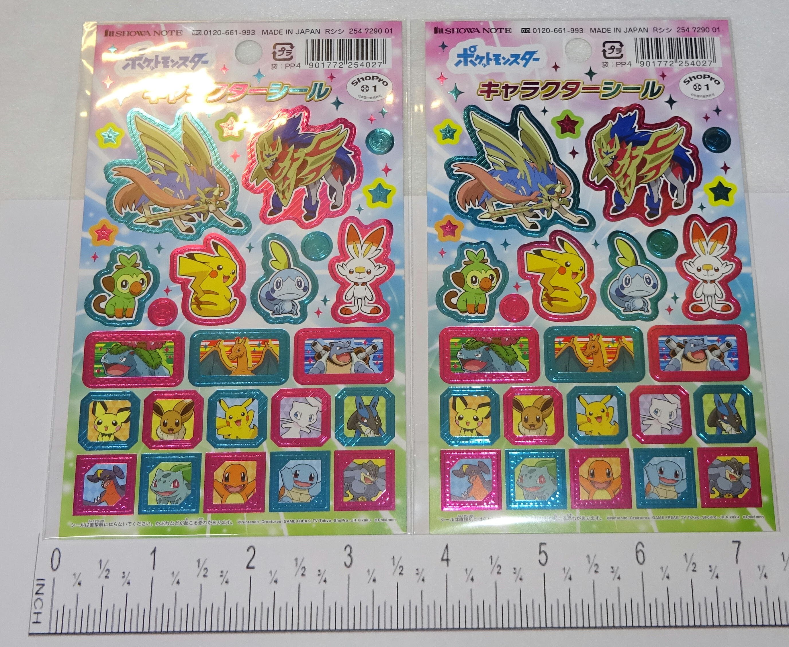 Pokemon Character Sticker 2 Sheets Showa Japanair Free - Etsy
