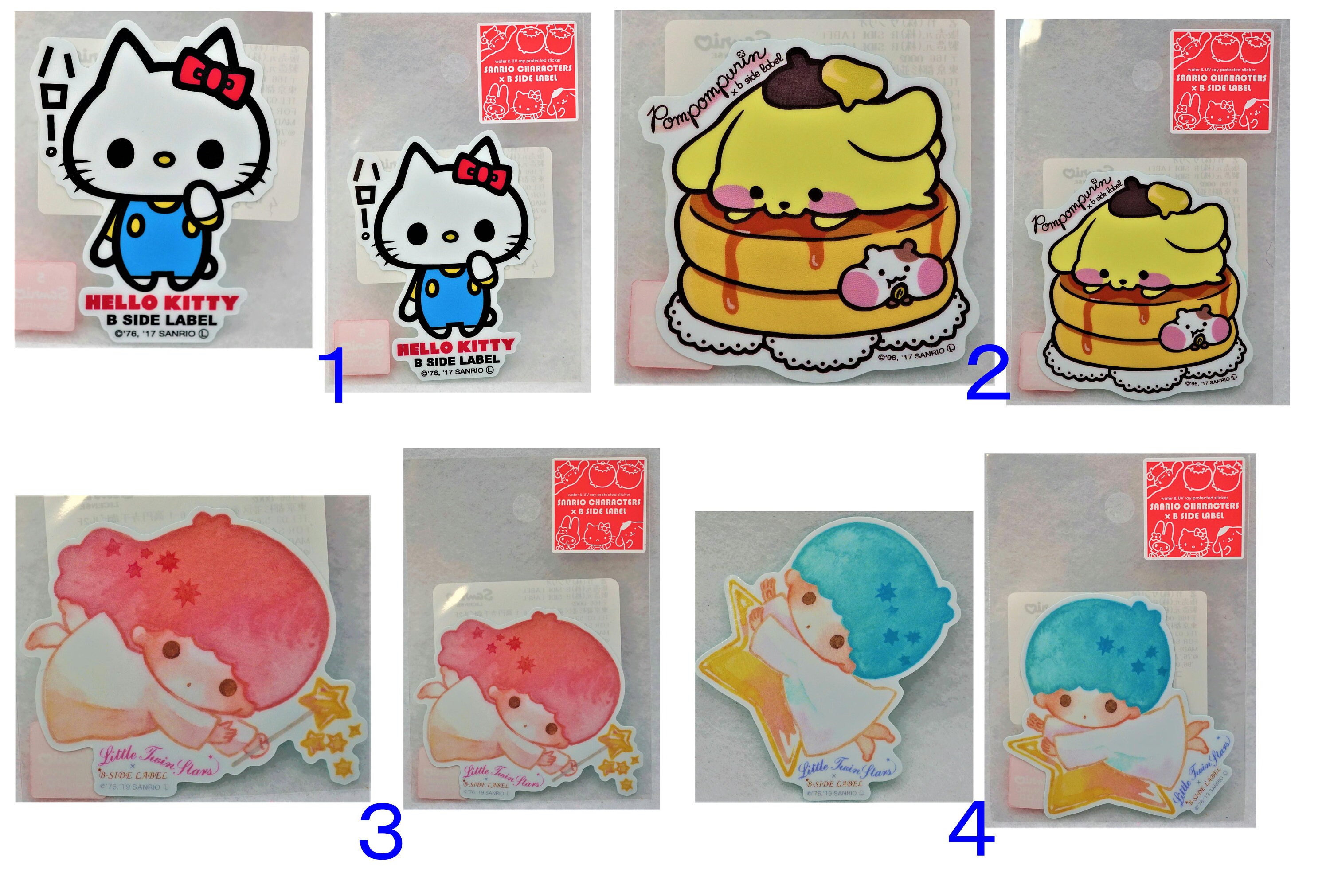 B-SIDE Label X Sanrio Hello Kitty STICKER / Japanese - Etsy